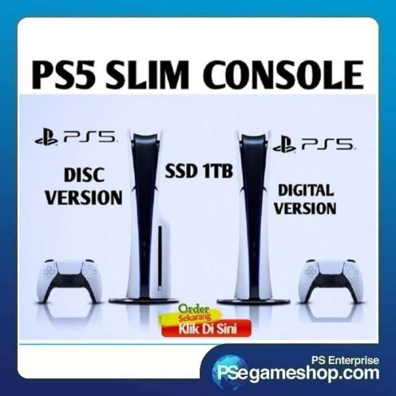 Promo Ps5 Console Slim Model / Playstation5 Slim 1 TB Console Disc ...