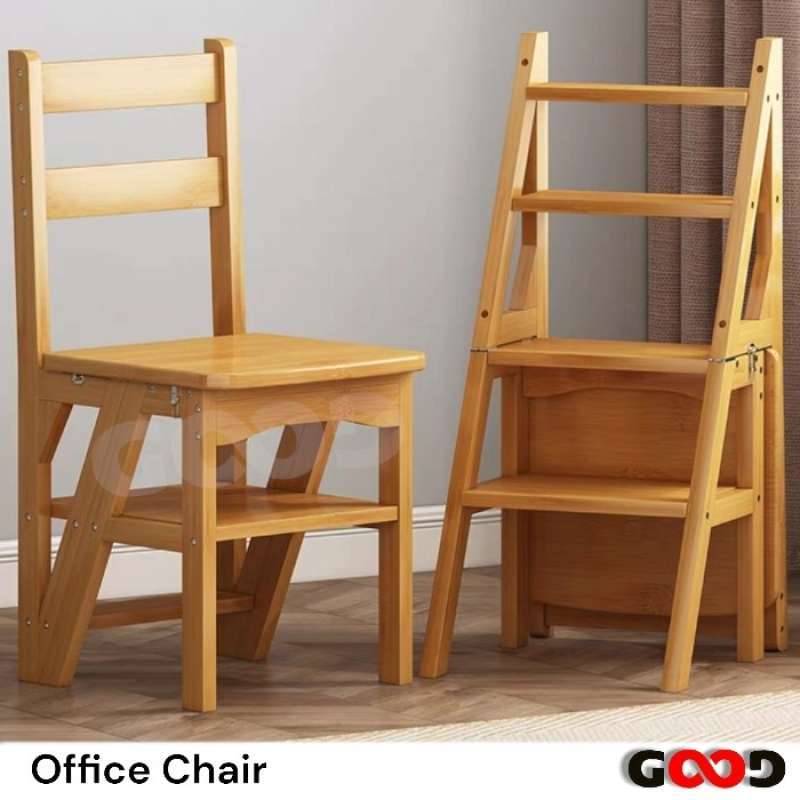 Promo Foldable Bamboo Chair/kursi Tangga Lipat/kursi Kayu Bambu ...