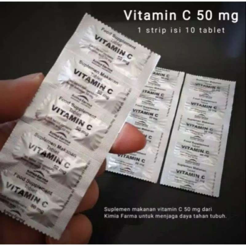 Jual VITAMIN C 50 mg / box di Seller Sehat Shop - Pal Meriam, Kota ...