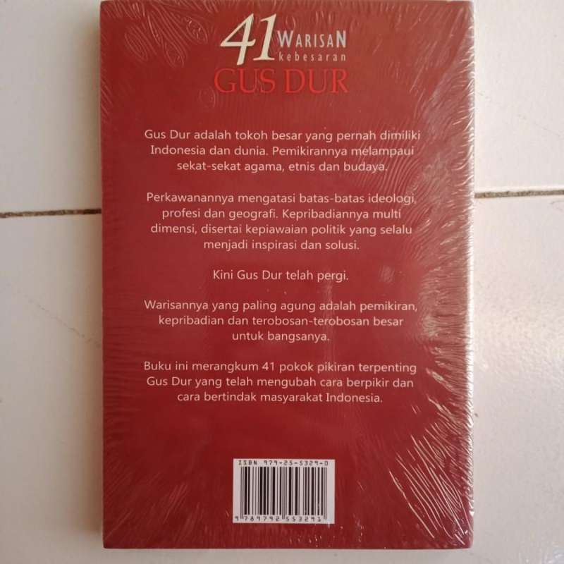 Jual 41 warisan kebesaran Gus Dur - Muhammad Hanif Dhakiri di Seller Samudra_Solo - Mayang, Kab ...