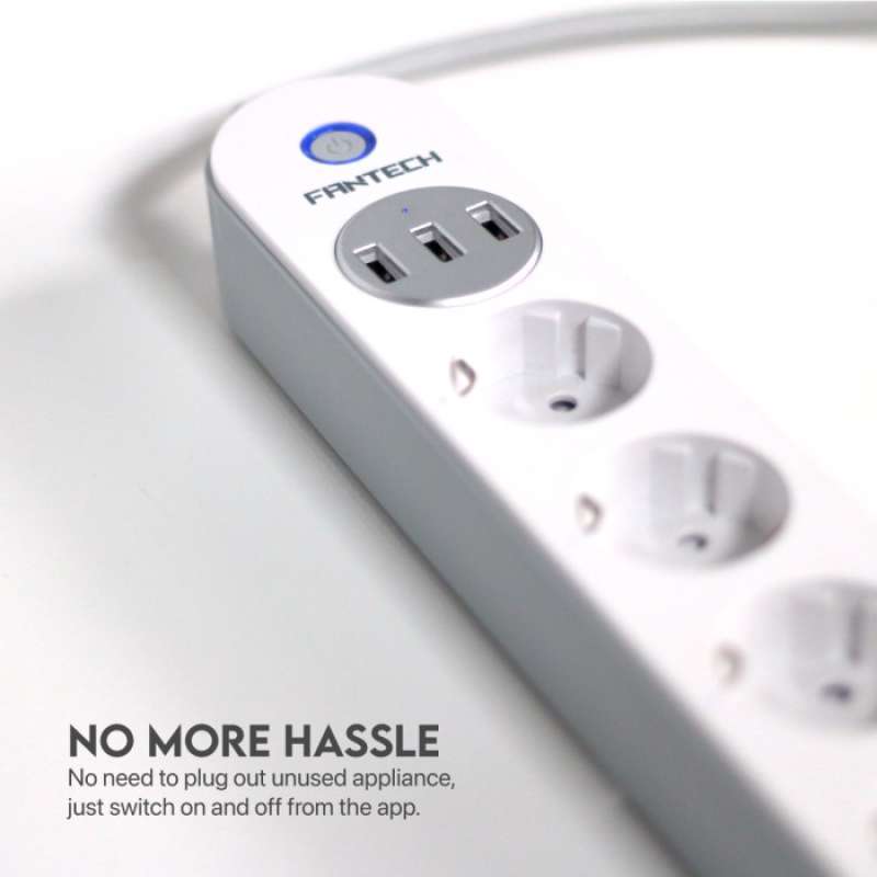 Promo Fantech Smart Power Strip Colokan Stop Kontak Wifi - Sps0101 Diskon 23% Di Seller Pixel ...