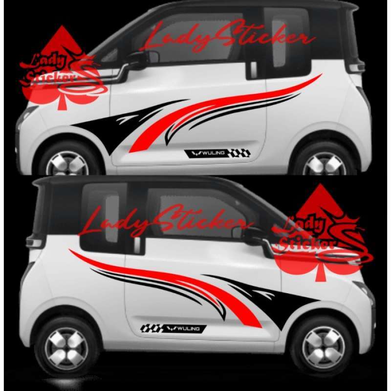 Promo Sticker stiker mobil air ev sticker mobil wuling air ev Terbaik ...