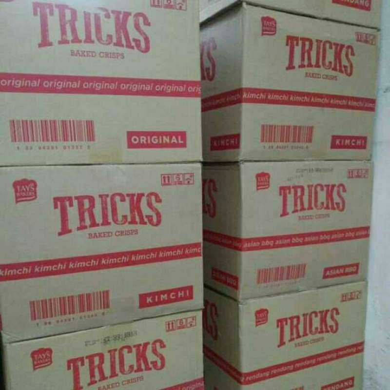Jual Tricks Potato 1 Dus Isi 24 Box Baked Crisps Rasa Kimchi Original ...
