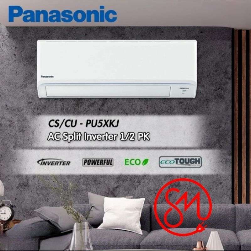 Jual AC Panasonic 1/2 PK Inverter PU-5XKJ PU5 PU5XKJ SI-BIRU di Seller ...