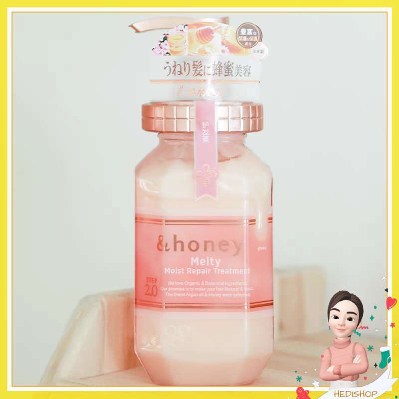 Jual Vicrea & Honey Melty Moist Repair Shampoo Step 1 Dan Treatment ...