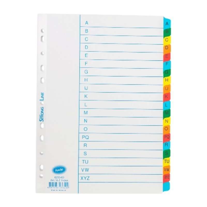 Jual Bantex Reinforced Tabs Divider Indexes/Pembatas Binder/Penyekat ...