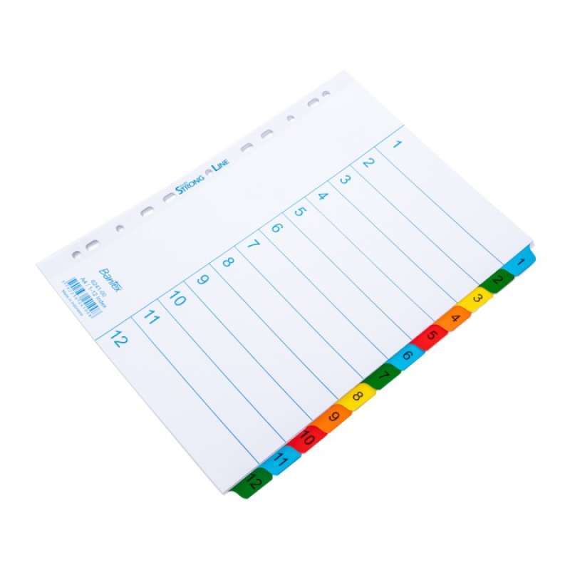 Jual Bantex Reinforced Tabs Divider Indexes/Pembatas Binder/Penyekat ...