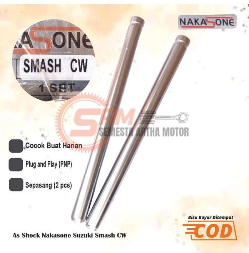 Jual As Shock Depan Nakasone Suzuki Smash Pipa Shockbreaker Front Motor ...