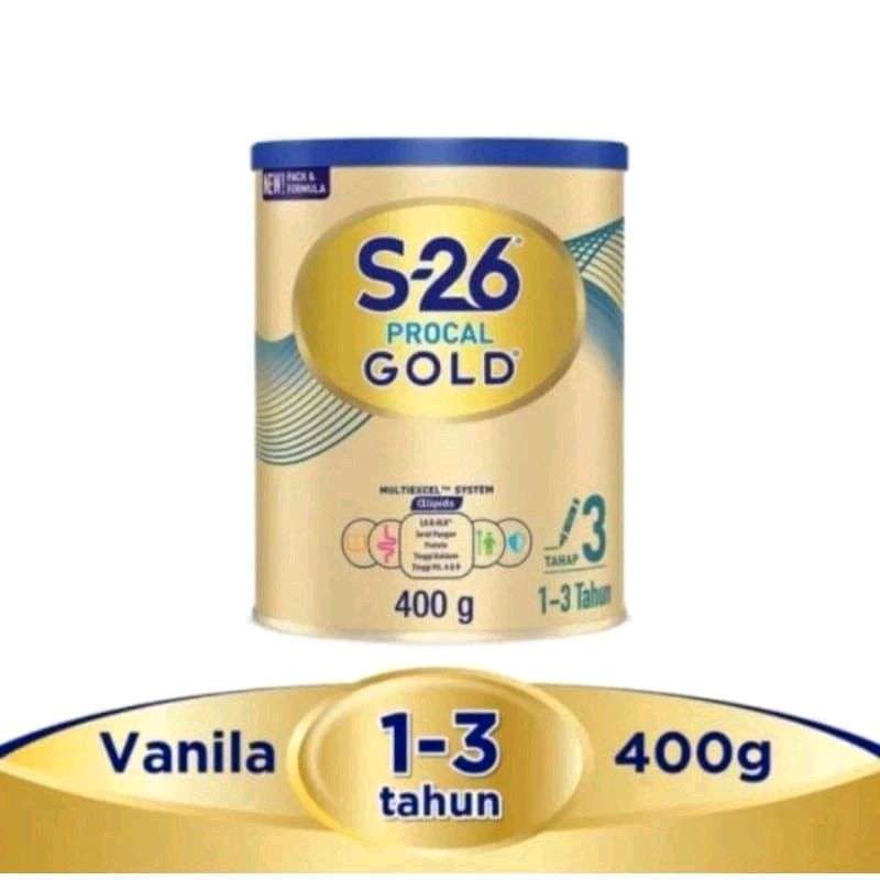 Jual Susu Formula S26 Procal Gold rasa Vanilla 400gr di Seller Quinnzy ...