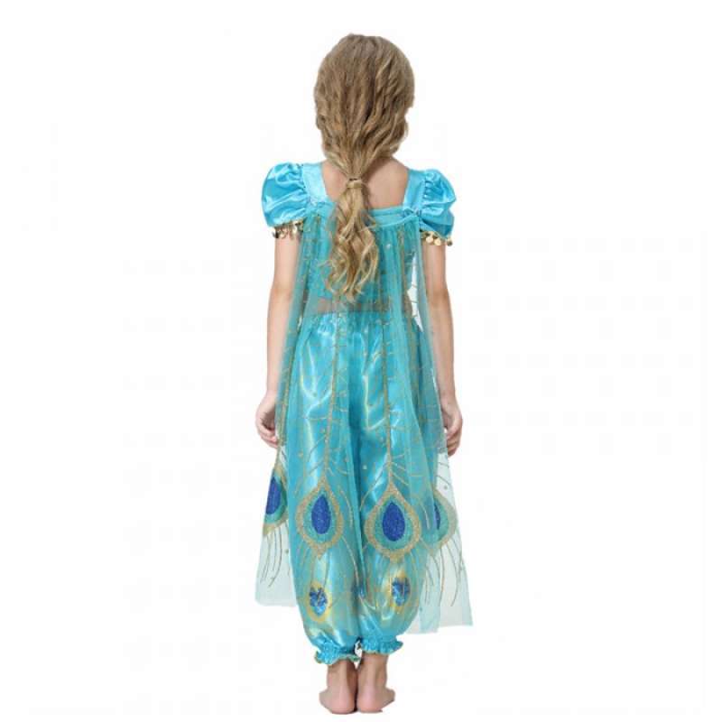 Jual Set Princess Jasmine Peacock Arab Kostum Aladdin Merak Cosplay ...