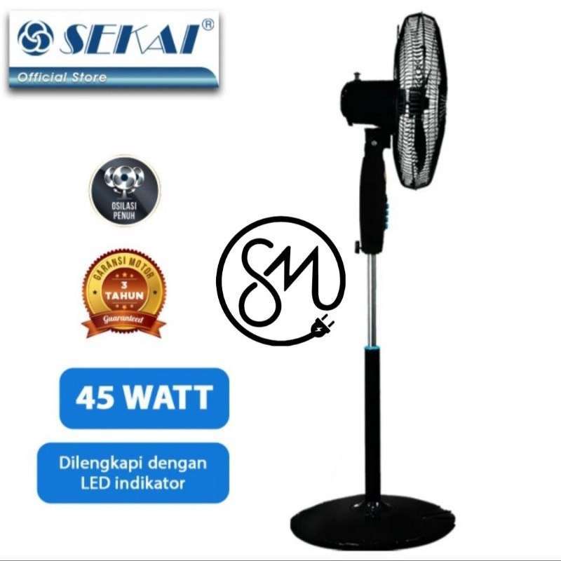Jual Kipas Angin Sekai SFN-1621 tegak stand fan SFN1621 di Seller Sinar ...
