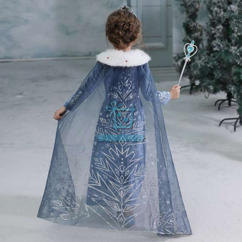 Promo Baju Kostum Anak Princess Elsa Anna Frozen Winter Edition ...