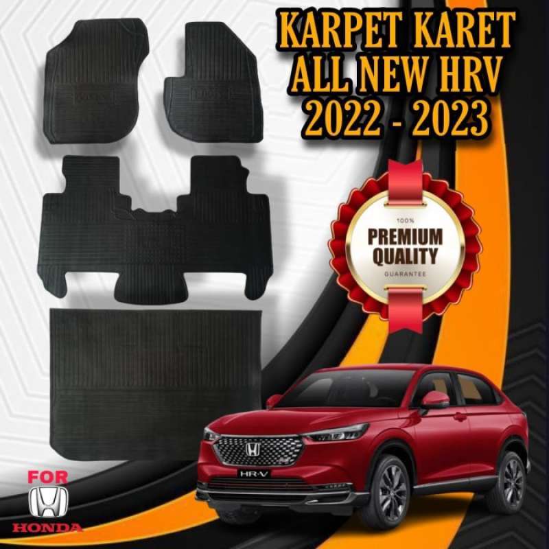 Promo KARPET MOBIL ALL NEW HONDA HRV 2022 2023 LOGO FULL SET KSID ...