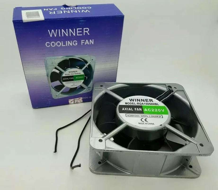 Promo KIPAS AC 220 MODEL KOTAK BESI WINNER FAN 20 X 20 CM Diskon 23% di ...