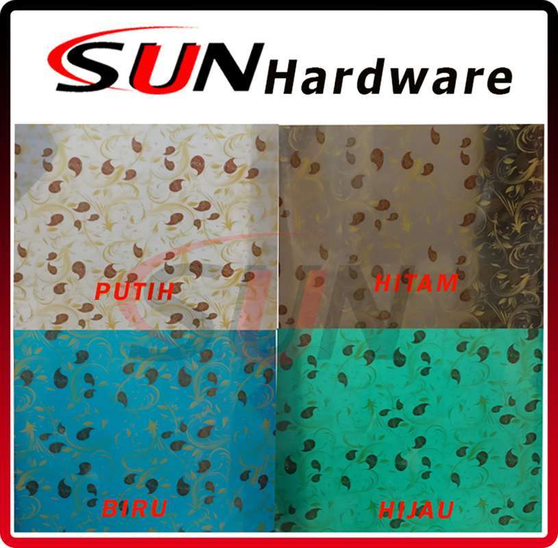 Jual Fiber Pagar Plastik Daun Minimalis Biru Putih Hitam Hijau Per ...