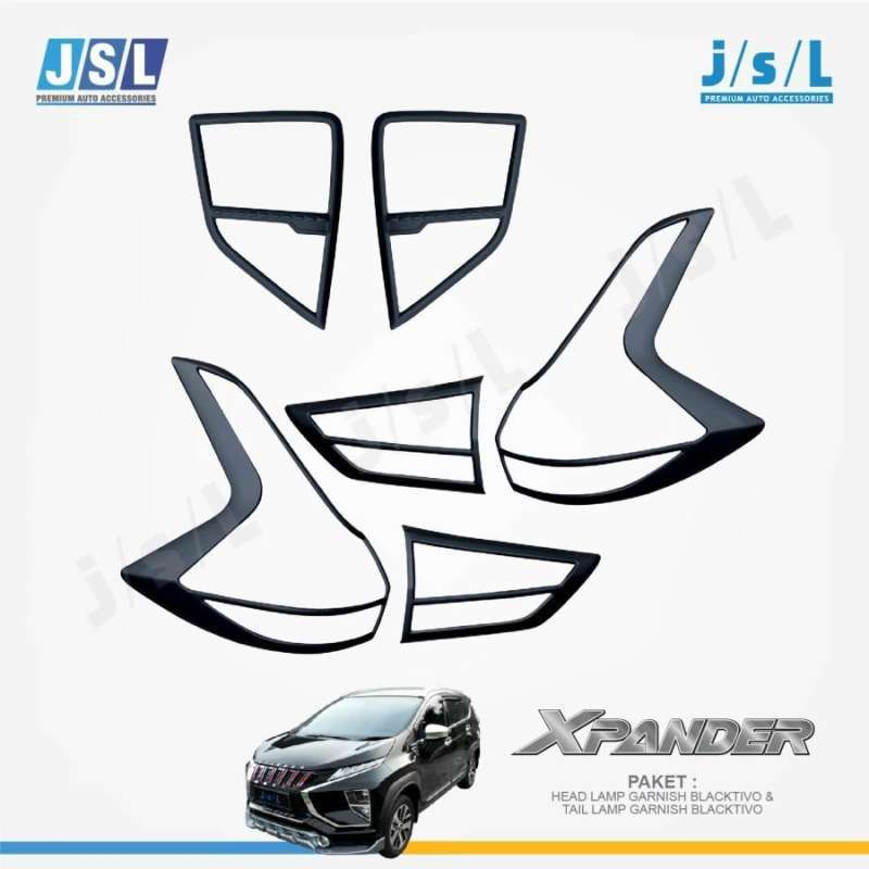 Jual PAKET Garnish Depan Dan Belakang Mitsubishi Xpander Blacktivo JSL ...