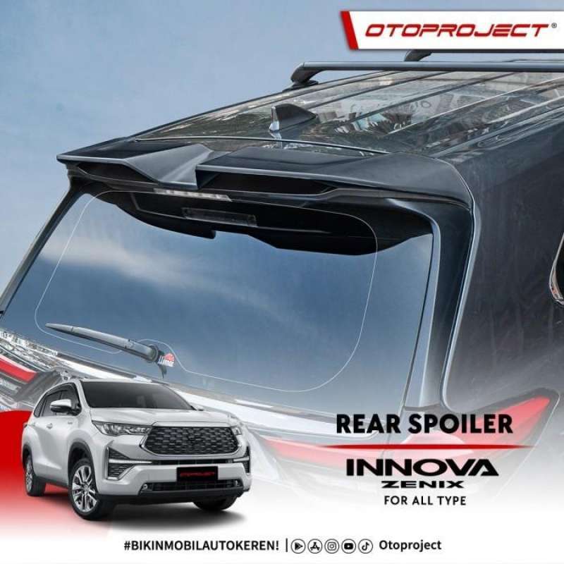 Jual Spoiler Topi Belakang Toyota Innova Zenix Otoproject - Mentah Di ...