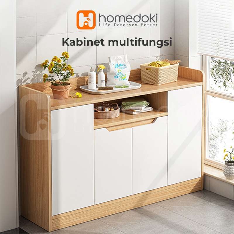 Promo Homedoki Lemari Dapur Minimalis / Kabinet Dapur / Rak Serbaguna ...