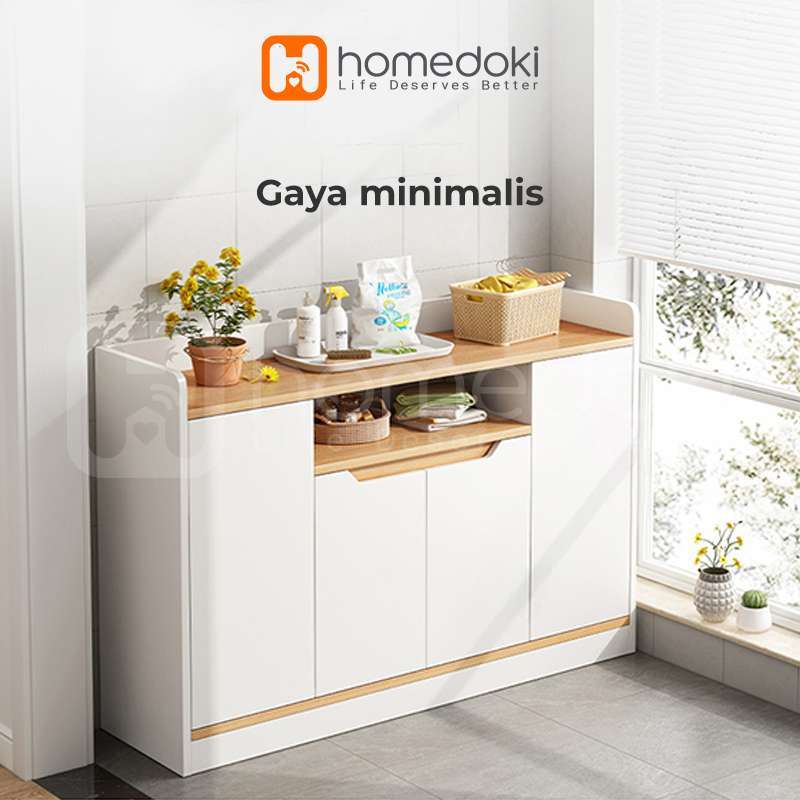 Promo Homedoki Lemari Dapur Minimalis / Kabinet Dapur / Rak Serbaguna ...