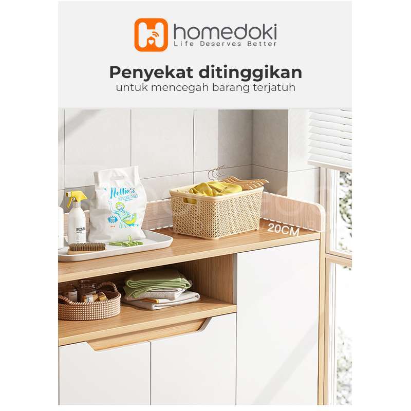 Promo Homedoki Lemari Dapur Minimalis / Kabinet Dapur / Rak Serbaguna ...