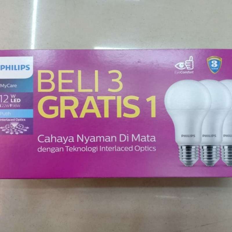 Promo led buld 12w paket beli 3 gratis 1/ bohlam / lampu Diskon 23% di ... Promo led buld 12w paket beli 3 gratis 1/ bohlam / lampu Diskon 23% di ...