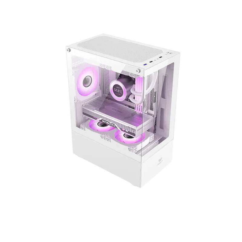 Jual Aula MG10 SPIDER Casing PC Gaming MATX free 3Fan RGB di Seller CS ...