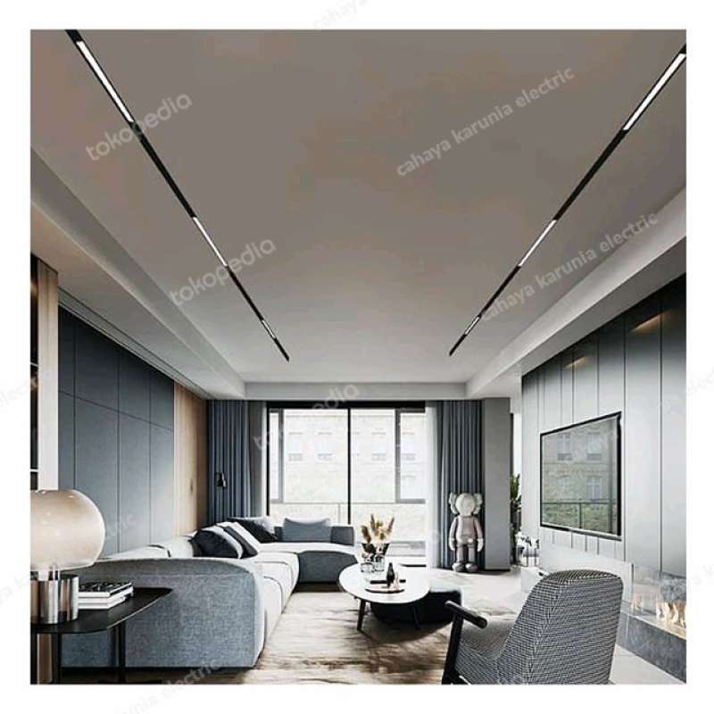 Promo LED magnetic track light rel lampu - tracklight rail INBOW Diskon ...