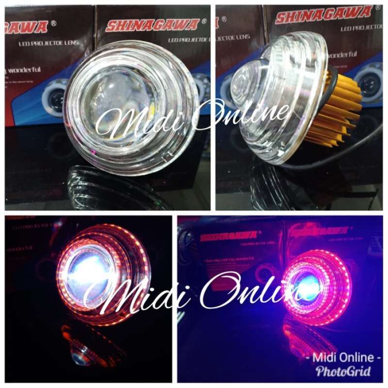 Promo Projie Led Transparan Bulat - Lampu Projie Kaca Bening - Lampu ...