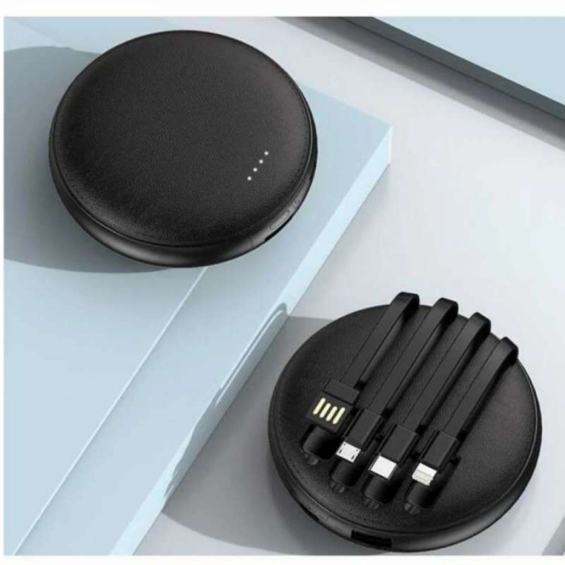 Promo BALL POWER BANK MURNI KABEL 4 IN 1 MINI SLIM TIPIS BAGUS NEW ...