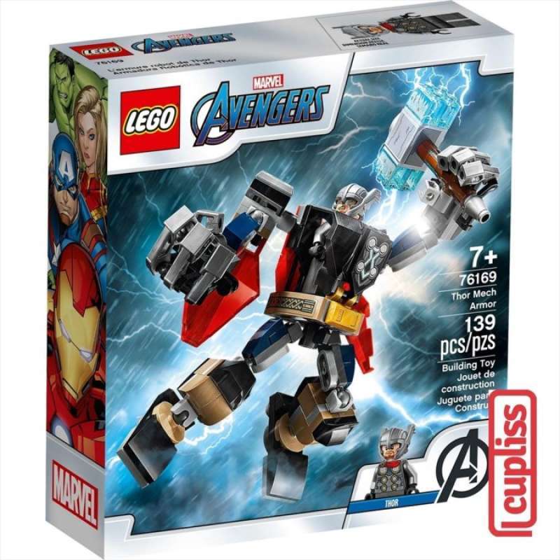 Promo Lego Superheroes 76169 Thor Armor Mech Diskon 23% Di Seller ...