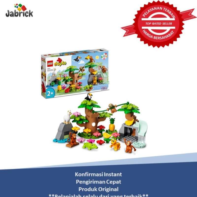 Promo Lego 10973 Duplo Wild Animals Of South America Set Diskon 23% Di ...