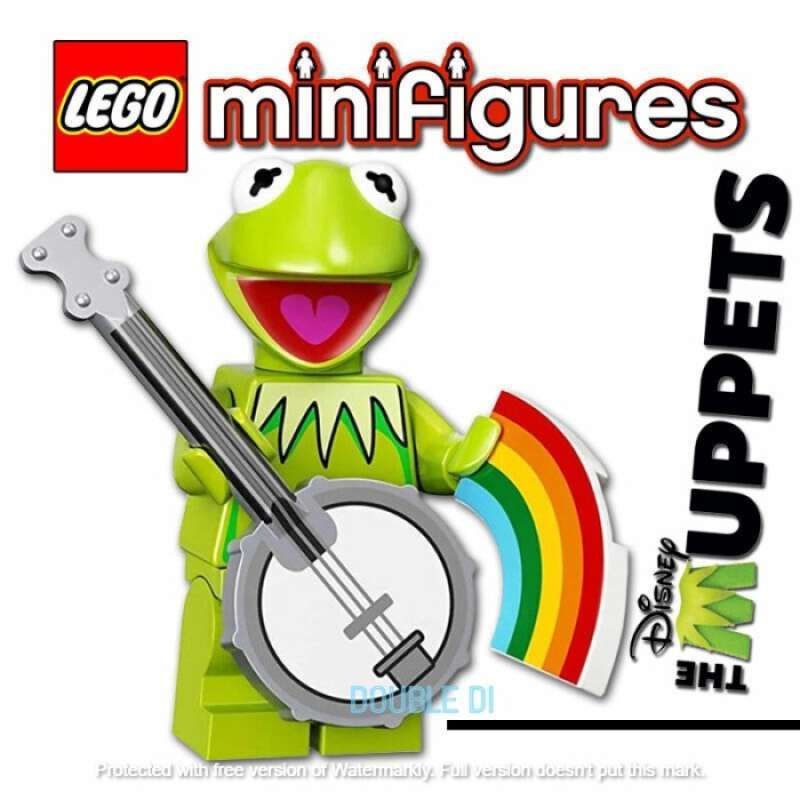 Promo LEGO Minifigures Series The Muppets-Kermit Frog Minifigure Seri ...