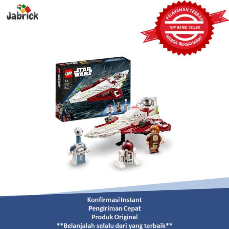 Promo Lego 75333 Star Wars Obi-wan Kenobi’s Jedi Starfighter, Buildable ...