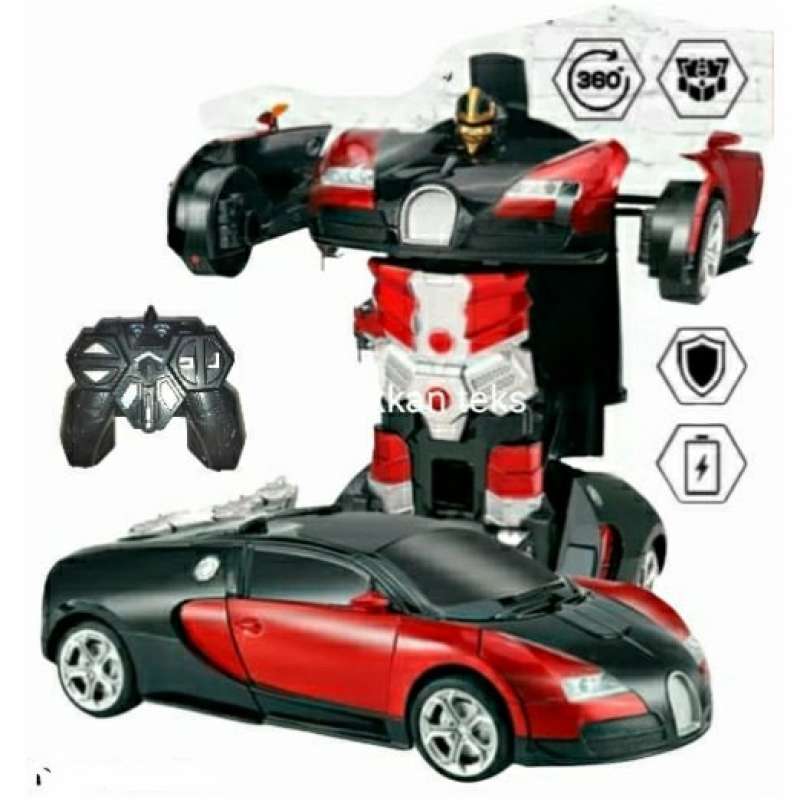 Promo rc transformer / rc transformers mobil jadi robot musik lampu ...