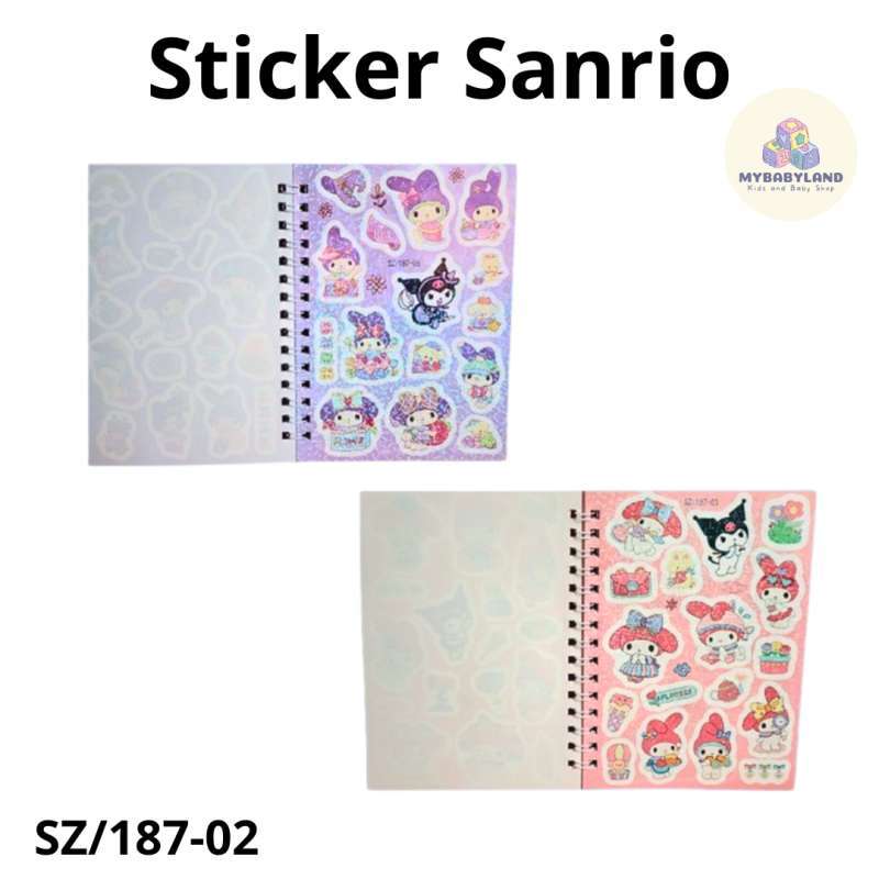 Promo Sticker Book Sanrio | Buku Sticker Sanrio | Buku Sticker Lucu ...