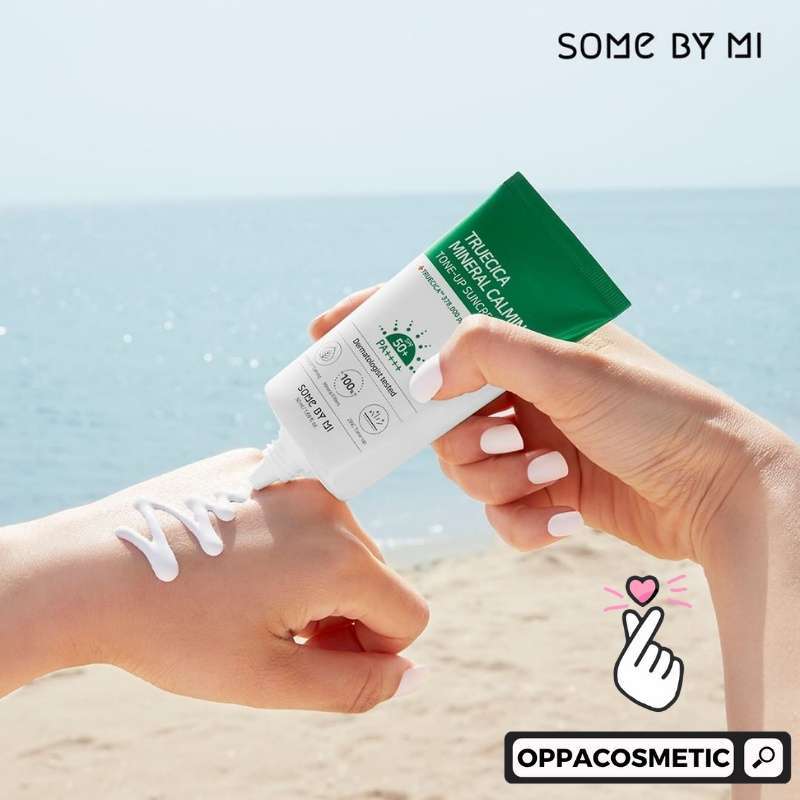 Promo Somebymi Truecica Mineral Calming Tone Up Suncream 50ml Diskon 40 ...