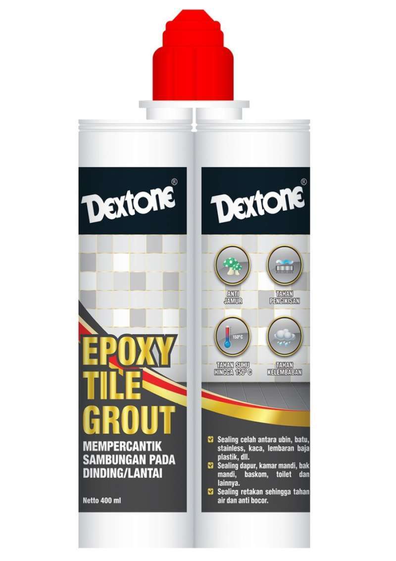 Jual Dextone Epoxy Lem Nat KramikTile Grout 400 ml di Seller ...