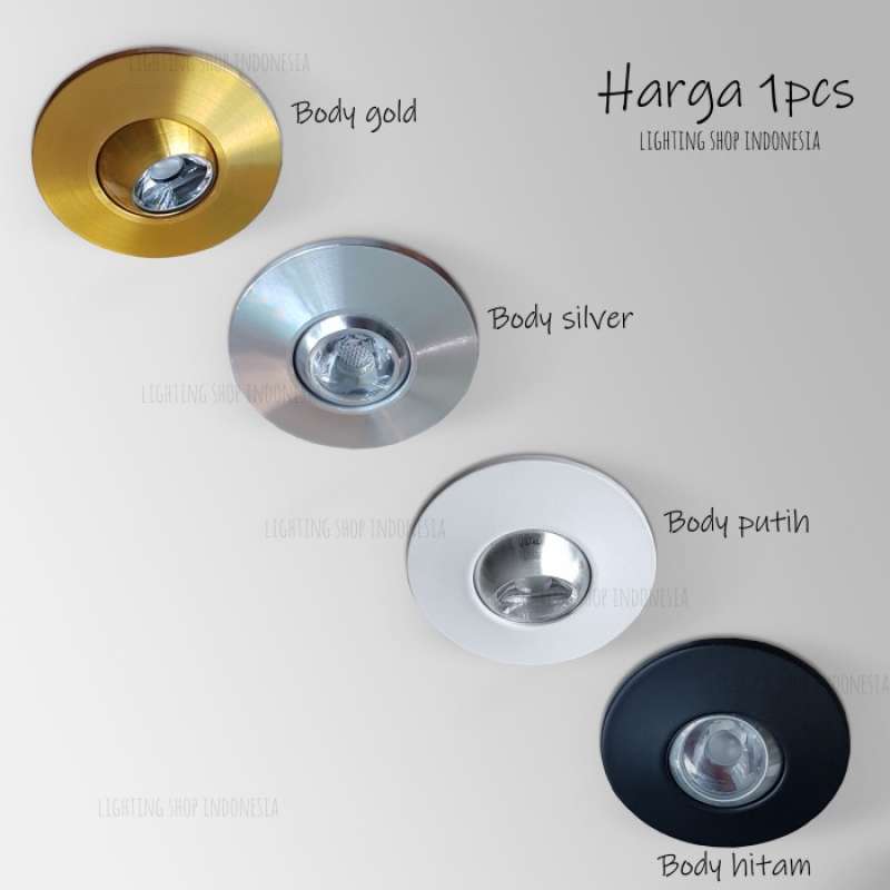 Promo H109 Lampu Downlight Led Plafon 1.5w Sorot Spot Light Focus Kecil ...