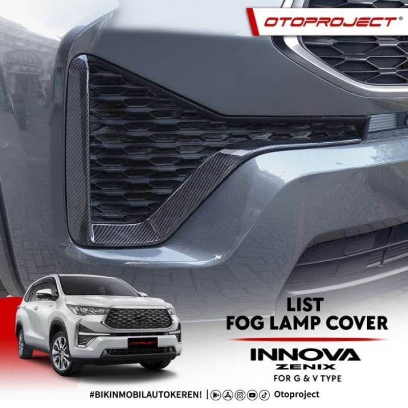 Jual List Fog Lamp Cover Depan Innova Zenix 2022 - 2023 Otoproject ...