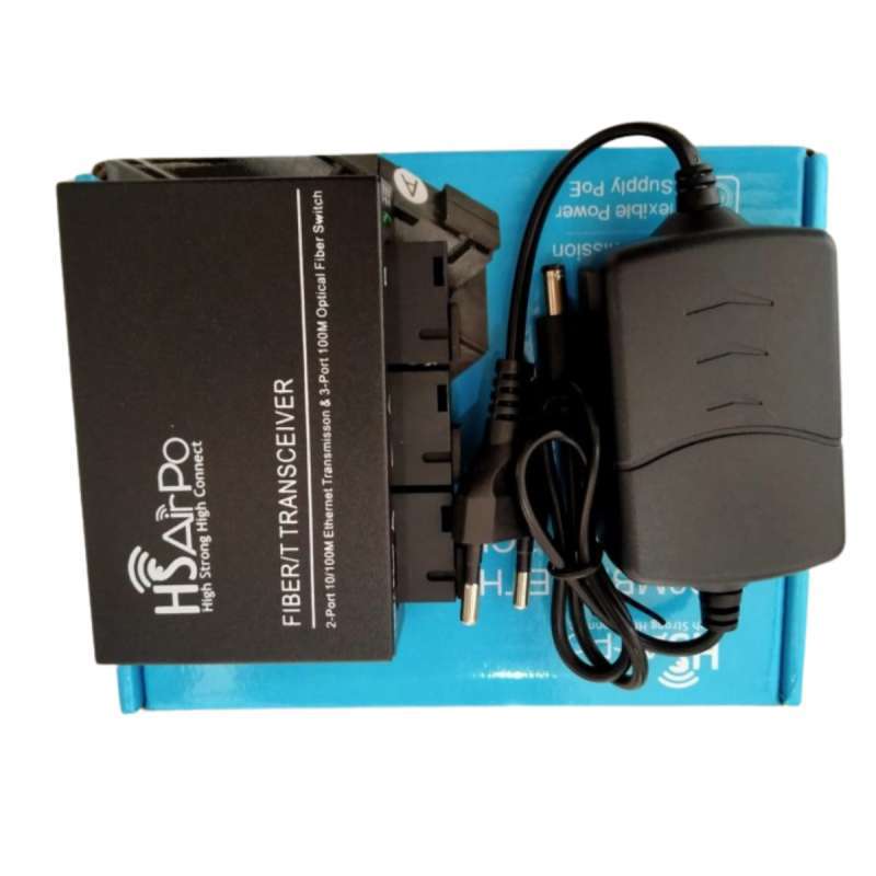 Jual CM3F2E POE Media Converter Fiber Optic 3 FO 2 Lan HTB RJ45 3 SC 2 ...