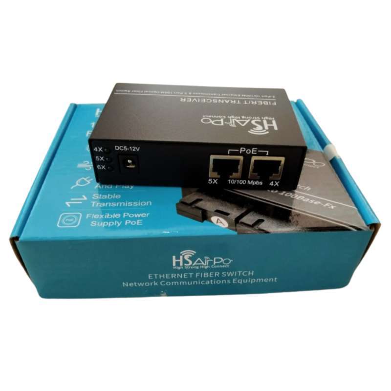 Jual CM3F2E POE Media Converter Fiber Optic 3 FO 2 Lan HTB RJ45 3 SC 2 ...