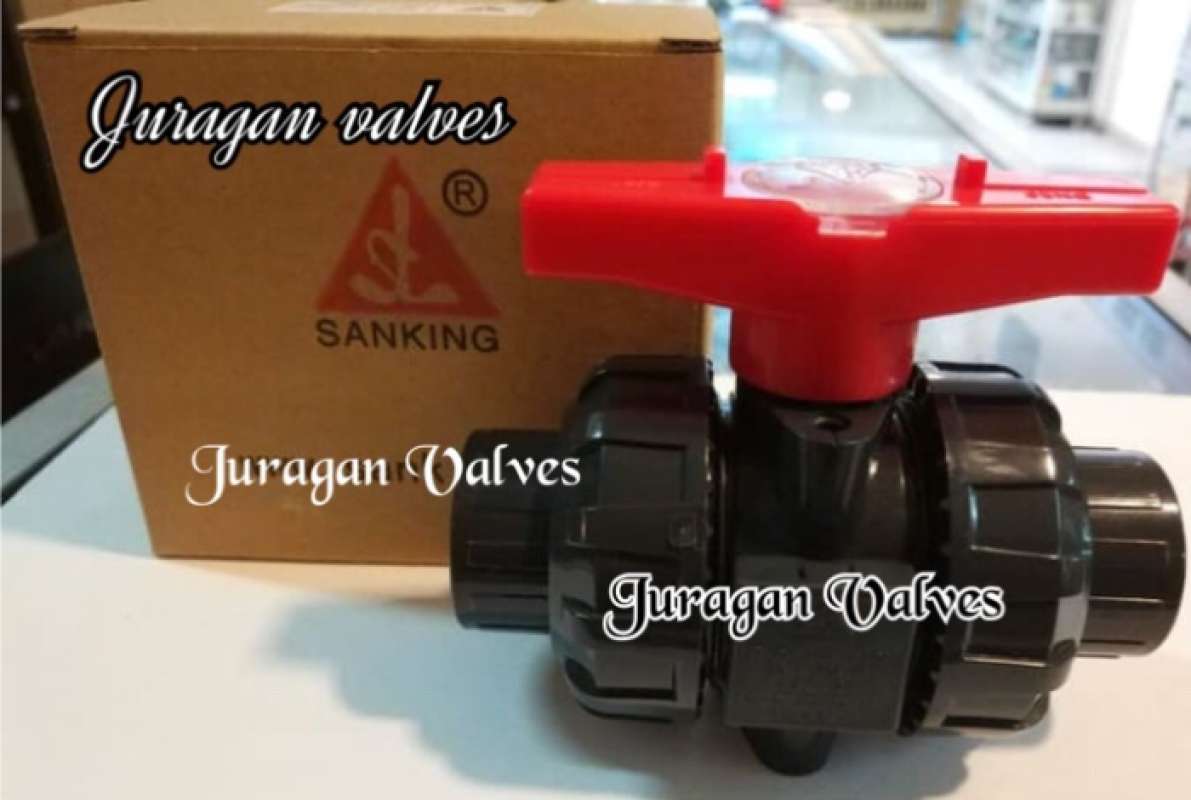 Promo Ball valve pvc true union sanking ukuran 1â€ sock Diskon 23% di ...
