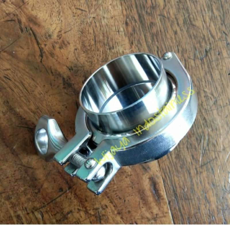 Promo Clamp Ferrule Sanitary SS316 2 inch Complete Set Stainless SS 316 Diskon 23% di Seller ...