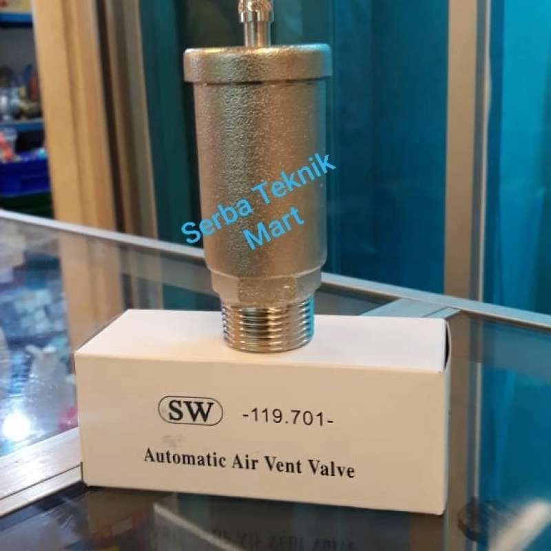 Promo Automatic Air Vent Valve SW 1/2 / Otomatis Air Vent 1/2 Diskon 23 ...