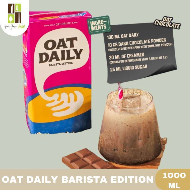 Jual Oat Daily Barista Edition / Oat Milk / All Barista / Kemasan 1000 ...