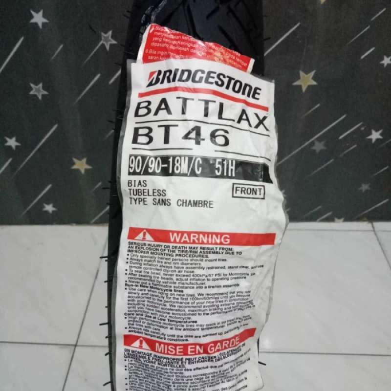 Promo Ban Luar E Bt 46 Ukuran 90/90-18 Tubeless Diskon 23% Di Seller Minotur Store - Cengkareng ...