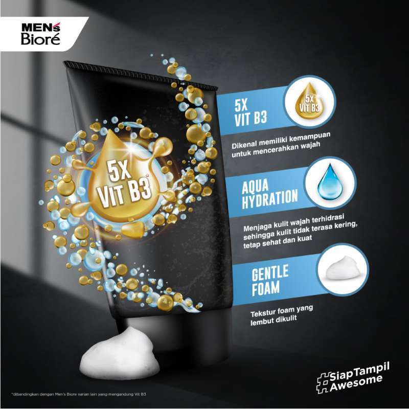 Promo Men’s Biore Bright Expert Facial Foam [100 G] - Twin Pack Diskon ...