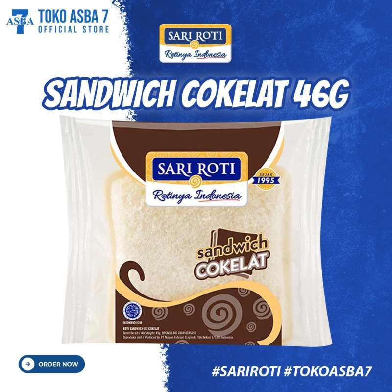Jual Sari Roti Sandwich Cokelat 46 Gr Di Seller Toko Asba7 - Bidaracina ...