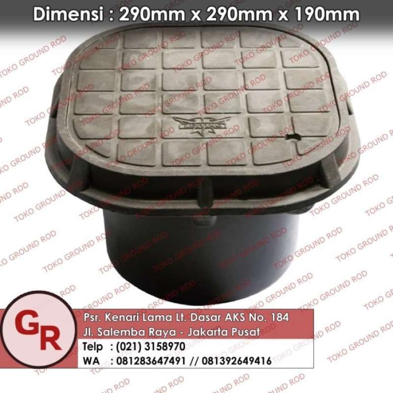 Promo Bak Penangkal Petir Pvc / Box Grounding Chamber / Earthing Pit ...