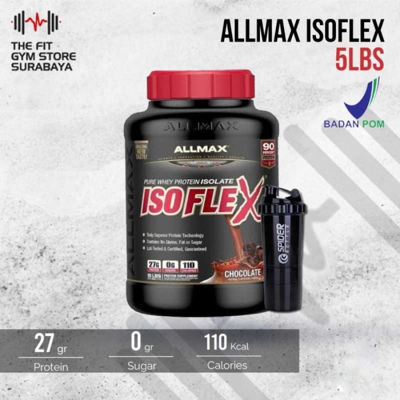 Promo All Max Isoflex 5lbs Pure Whey Protein Isolate Allmax Isolate ...